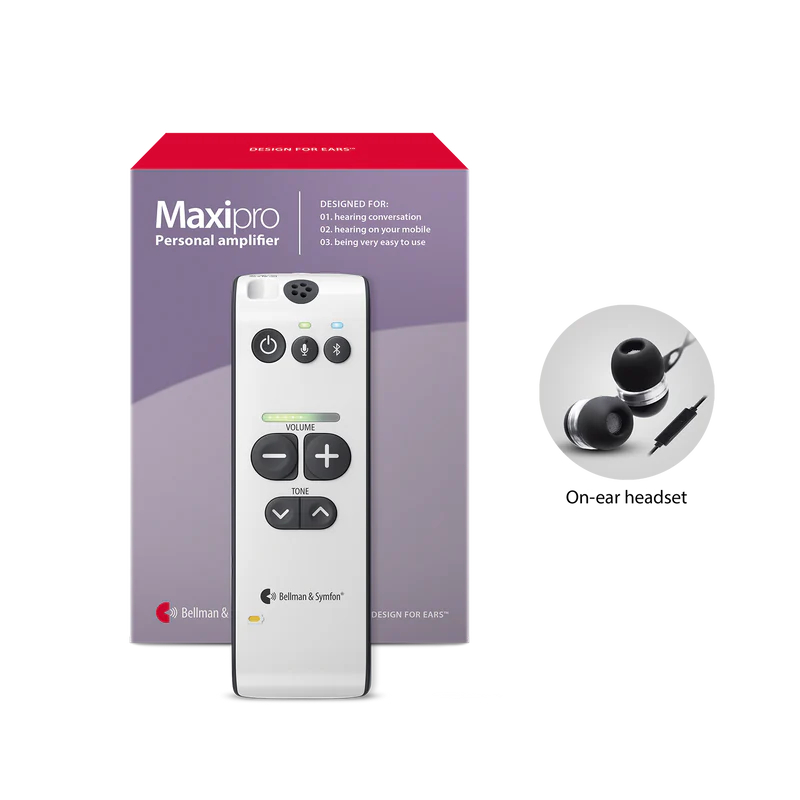 Get Maxi Pro Personal Hearing Amplifier Ear Buds Included – Bellman ...